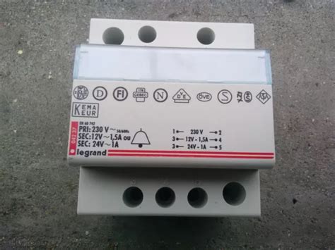 TRANSFORMATEUR RAIL DIN LEGRAND référence sortie v A v A EUR PicClick FR