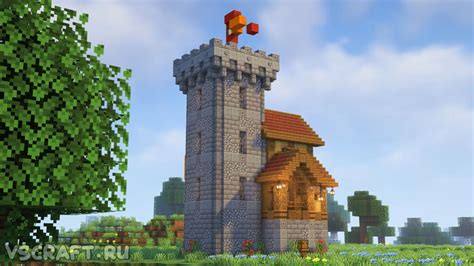 Красивый замок в Майнкрафт - VScraft