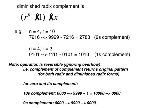 Ppt Binary Arithmetic Operations And Methods Overview Powerpoint