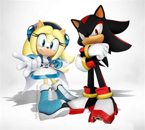 Maria And Shadow The Hedgehog By Pavlover On DeviantArt