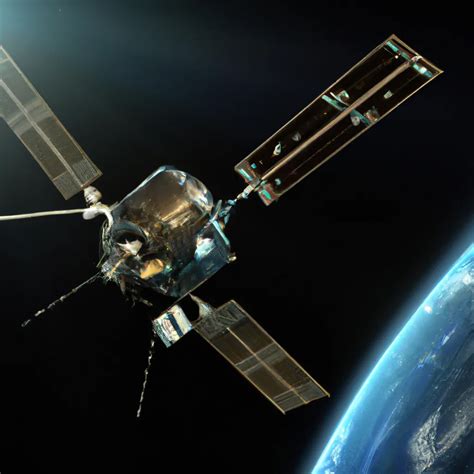 Satellite Hardware In Orbit Photorealistic Dramati Openart