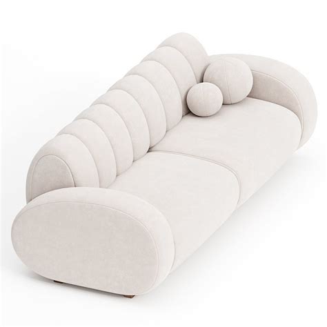 Modern Velvet Cassia Modular Sofa By Caffe Latte 3d Model Download Maxve