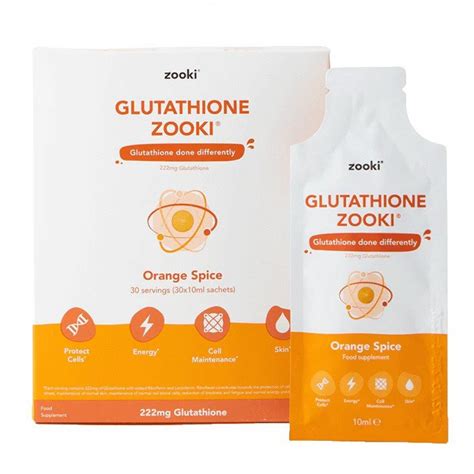 Yourzooki脂質體穀胱甘肽zooki™ Yourzooki 胱康泰 Gsh （30份） Booloopz