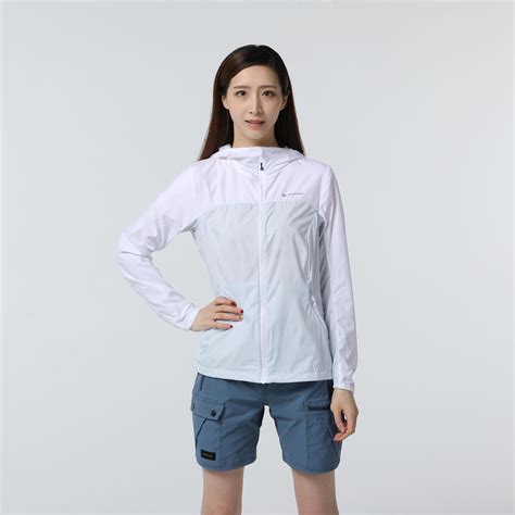 Womens Hiking Uv Protection Jacket Helium 500
