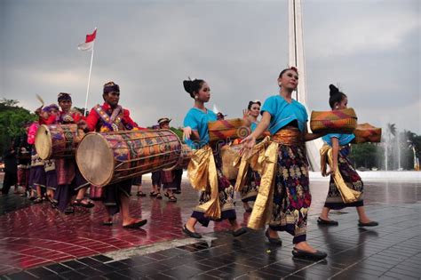 Appearances From Various Tribes In Indonesia At The Culture Carnival