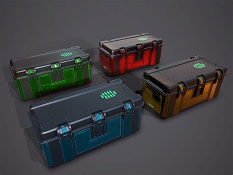 Sci Fi Loot Chests 3d 道具 Unity Asset Store