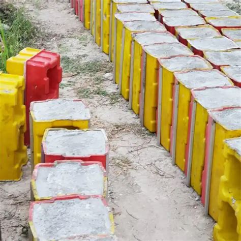 Plastic Interlocking Precast Concrete Hollow Blocks Moulds