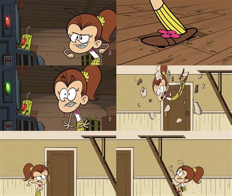 Loud House Luan Falls Down A Floorboard Trap By Dlee1293847 On Deviantart
