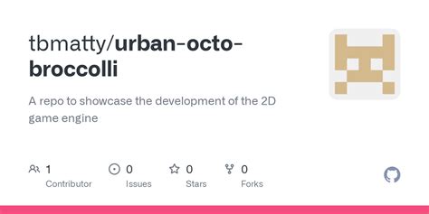 Github Tbmattyurban Octo Broccolli A Repo To Showcase The Development Of The 2d Game Engine
