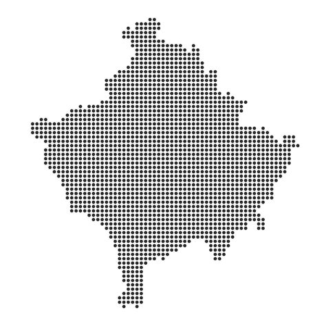 Premium Vector Map With Dot