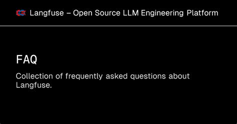 faq langfuse