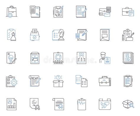 containers and data line icons collection data driven containerized segmentation