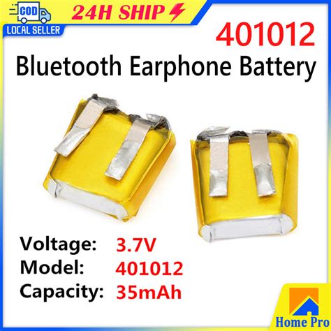 3 7volts Rechargeable Battery For Bluetooth Headset Mp3 Mp4 Wireless Earphone Lithium Polymer