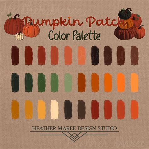 Procreate Autumn Color Palette Fall Colors For Procreate Etsy Artofit