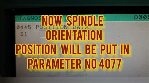 Spindle Orientation Process M19 Process Fanuc Vmc M19 Creation Process Youtube