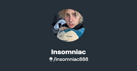 Insomniac Twitter Instagram Linktree