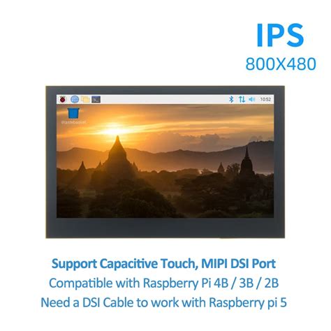 Raspberry Pi Ips Display Inch Inch Inch Mipi Dsi Port Touch