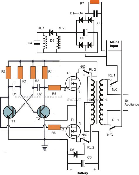 Self Charging Inverter Circuit Diagram Pdf