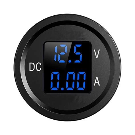 Voltmeter Ampere Display Blauw Led TipPoint