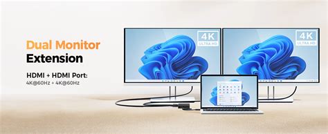 Usb Mini Dock With Dual Hdmi