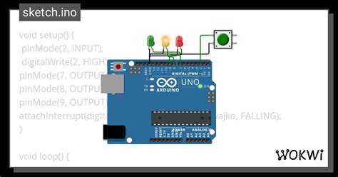 Prerusenie Wokwi Esp32 Stm32 Arduino Simulator