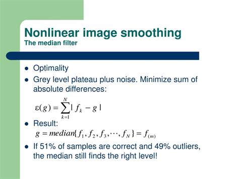 Ppt Edge Preserving Smoothing Techniques Powerpoint Presentation