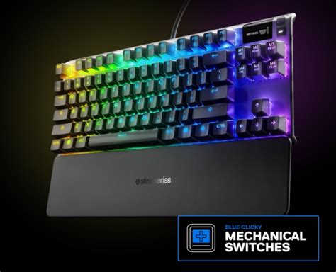 SteelSeries Apex TKL OLED Mechanical Gaming Keyboard F Tech Computers