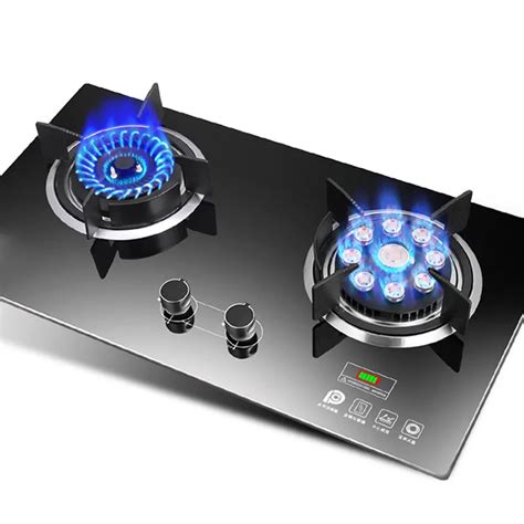 Domestic Gas Stove Embedded Dual Range Natural Gas Liquefied Gas Bench
