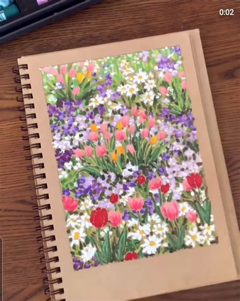 Floral Notebook Cover Design