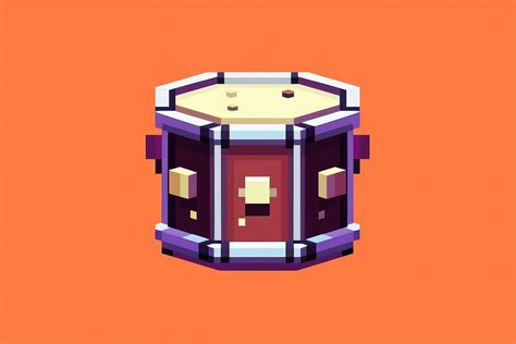 Cute Drum Shape Technology Lighting Premium Photo Illustration