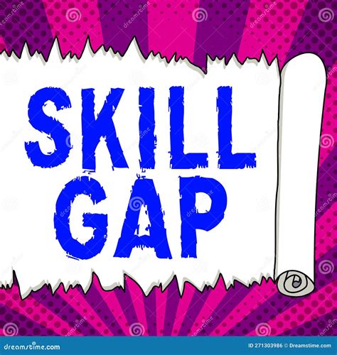 Inspiration Showing Sign Skill Gap Business Approach Refering To A Person S Weakness Or