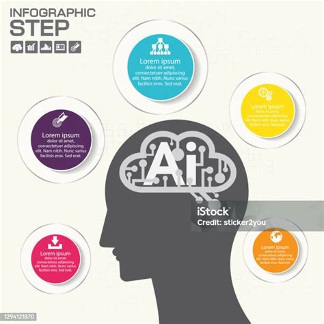 흰색 배경에 격리 된 설명 텍스트 필드와 열 면 번호 플랫 무지개 스펙트럼 컬러 퍼즐 프리젠 테이션 인포 그래픽 차트 벡터