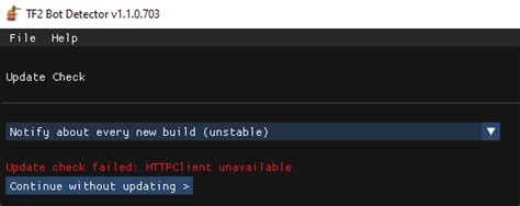 client unavailable on first run · issue 233 · pazerop tf2 bot detector · github