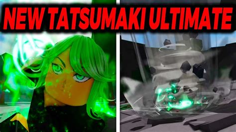 Tatsumaki New Third Ultimate Move Showcase In Roblox The Strongest