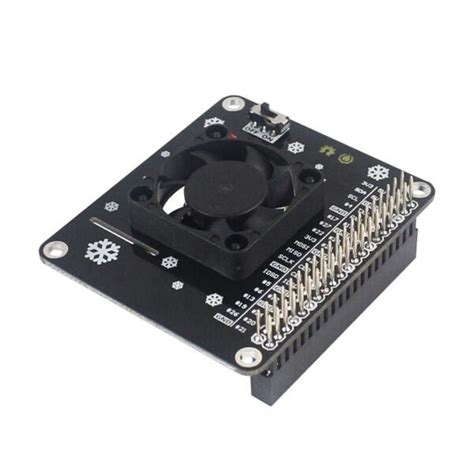 Raspberry Pi 3 4 Cooling Fan Hat With GPIO Board Iduino