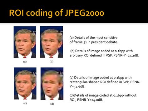 Ppt Application Of Scalable Visual Sensitivity Profile In Image And Video Coding Powerpoint