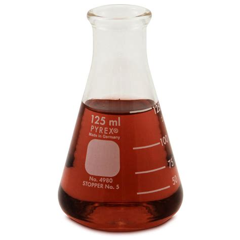 125 Ml Pyrex Erlenmeyer Flask 12 Pk Flasks And Graduated Cylinders