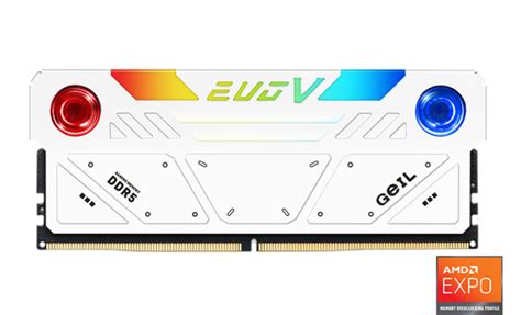 Geil Unveils Evo V Polaris Amd Expo Edition Ddr5 Ram Rgb Lighting