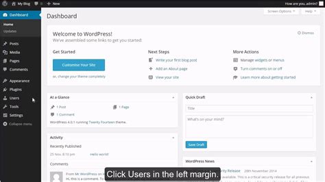 How To Edit Your Profile In Wordpress Youtube