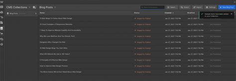 How To Create A Blog On Webflow Webflow Blog Examples