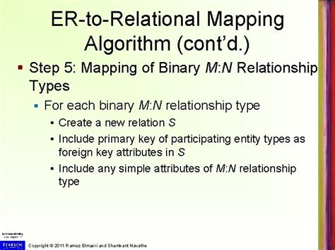 Chapter 9 Relational Database Design By Ertorelational Mapping