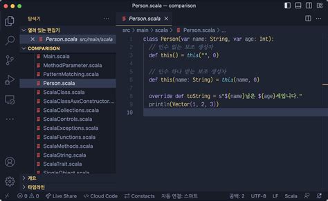 Intellij와 Vs Code Java 개발자를 위한 Scala 맛보기