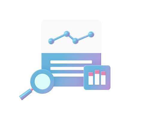 3d Render Of Gradient Statistic Graph Infographic Illustration Icons For Web Social Media Ads