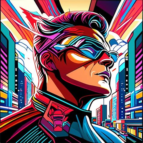 Premium Vector Superhero Icon Reborn Classic Comic Book Tattoo