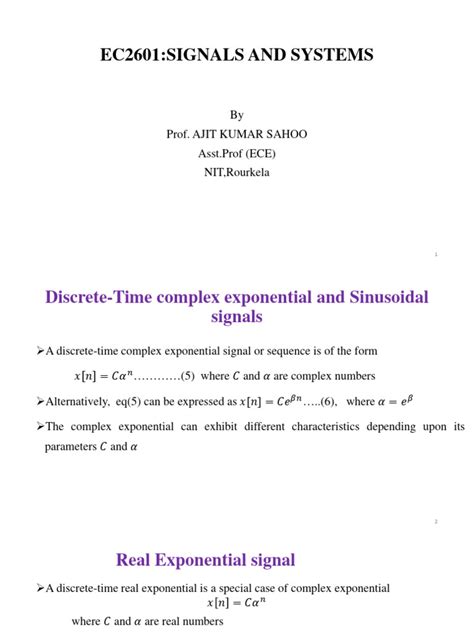 lecturer 3 signals and systems pdf discrete time and continuous time