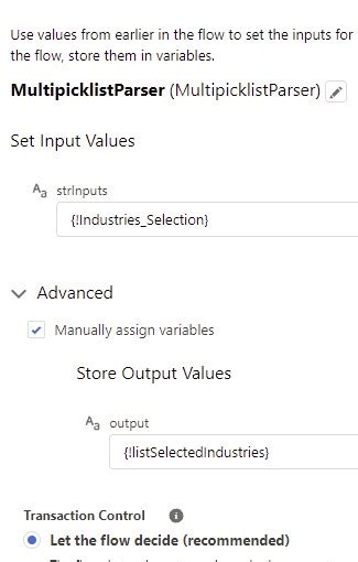 how to pass list of string from flow to lwc in salesforce