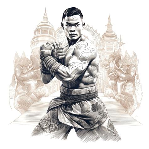 Muay Thai Art Depictions Of The Ancient Martial Art Of Thailand