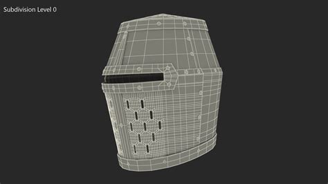 Crusader Helmet 3d Model Turbosquid 1508733