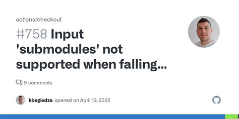 Input Submodules Not Supported When Falling Back To Download Using