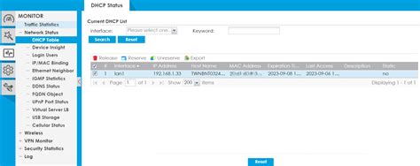 How To Monitor And Configure The Dhcp Clients Of The Usg Flexatp